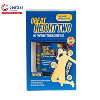 [CHÍNH HÃNG] Great Height Two: Hỗ trợ xương và răng chắc khỏe