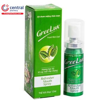 [CHÍNH HÃNG] Xịt thơm miệng thảo dược GreeLux Fresh Mint Cool