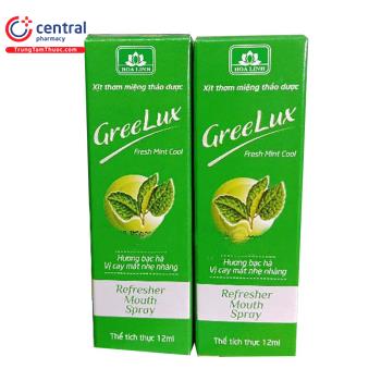 [CHÍNH HÃNG] Xịt thơm miệng thảo dược GreeLux Fresh Mint Cool