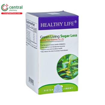 Green Living Sugar Less hỗ trợ giảm đường huyết, ngăn ngừa tiểu đường
