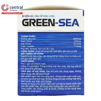 [CHÍNH HÃNG] Green-Sea cung cấp năng lượng, bù nước, bù điện giải