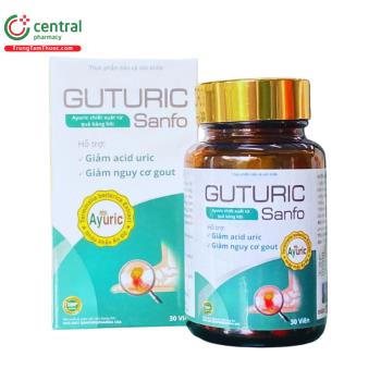 Thuốc Guturic Sanfo làm giảm acid uric, ngăn ngừa bệnh Gout