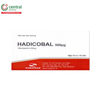 Thuốc Hadicobal có tốt không, giá bao nhiêu, mua ở đâu, liều dùng và ...