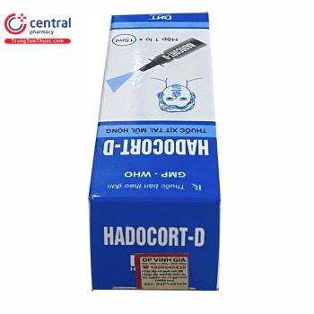 Thuốc Hadocort - D - điều trị viêm mũi, viêm xoang