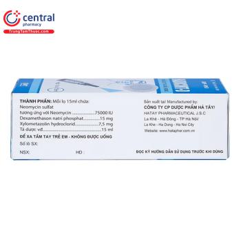 Thuốc Hadocort - D - điều trị viêm mũi, viêm xoang