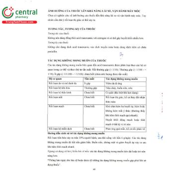 Thuốc Haemostop 500mg phòng ngừa và điều trị tình trạng xuất huyết