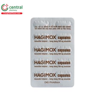 Thuốc Hagimox capsules (nâu bạc-cam bạc) điều trị nhiễm khuẩn hiệu quả