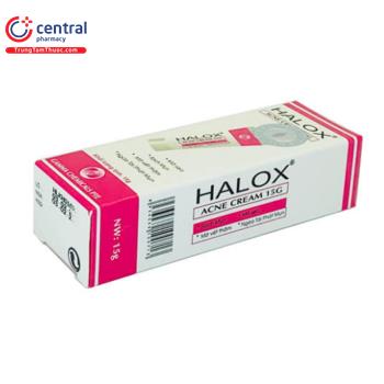 [CHÍNH HÃNG] Thuốc Halox Acne Cream 15g đặc trị các dạng mụn trứng cá