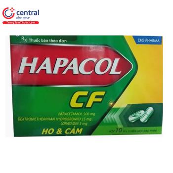 Thuốc Hapacol CF DHG - Thuốc điều trị các triệu chứng cảm cúm