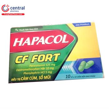 [CHÍNH HÃNG] Thuốc Hapacol CF Fort điều trị cảm cúm và cảm lạnh