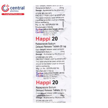 [CHÍNH HÃNG] Thuốc Happi 20 điều trị trào ngược dạ dày thực quản