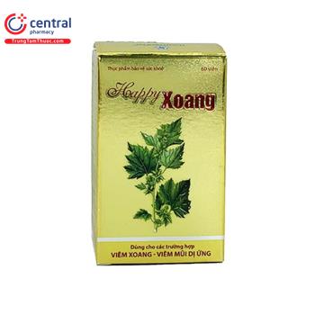 Thuốc Happy Xoang - Giảm triệu chứng viêm xoang, viêm mũi dị ứng