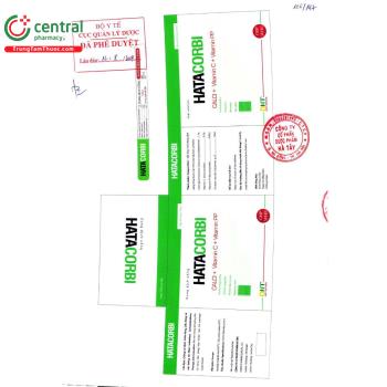 Thuốc Hatacorbi Hataphar bổ sung và điều trị triệu chứng thiếu calci