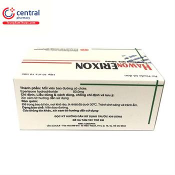 Thuốc Hawon Erixon: chỉ định, liều dùng và lưu ý sử dụng