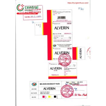 Thuốc Alverin 40mg Thephaco điều trị hội chứng ruột kích thích, đau ...