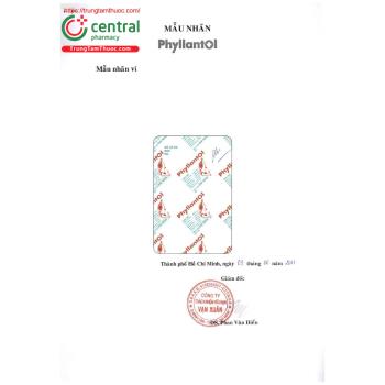 Thuốc Phyllantol Vạn Xuân điều trị bệnh viêm gan siêu vi, đau bụng tiêu ...