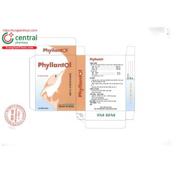 Thuốc Phyllantol Vạn Xuân điều trị bệnh viêm gan siêu vi, đau bụng tiêu ...