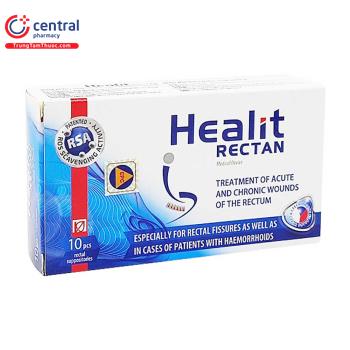 Thuốc đặt trĩ Healit giá bao nhiêu? Healit RECTAN liều dùng, cách dùng?