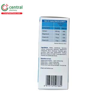 Thuốc HealthyPlex BoneCal Plus 100ml hỗ trợ hệ xương và răng chắc khỏe