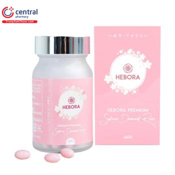 Hebora Premium Sakura Damask Rose - Hỗ trợ cân bằng nội tiết tố ở nữ