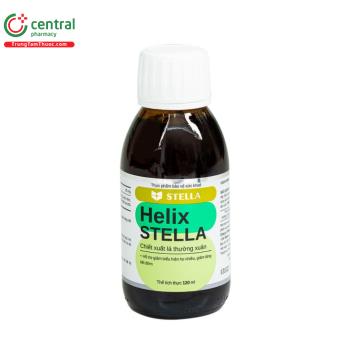Thuốc Helix Stella hỗ trợ giảm triệu chứng ho nhiều, giảm tiết đờm.