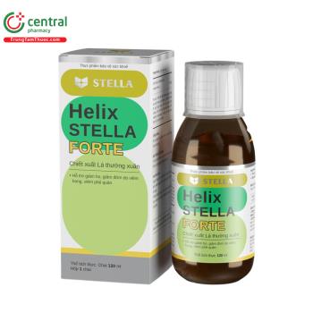 Thuốc Helix Stella Forte giảm ho, ho có đờm do viêm phế quản, viêm họng