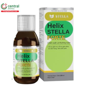 Thuốc Helix Stella Forte giảm ho, ho có đờm do viêm phế quản, viêm họng