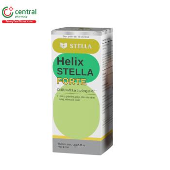 Thuốc Helix Stella Forte giảm ho, ho có đờm do viêm phế quản, viêm họng