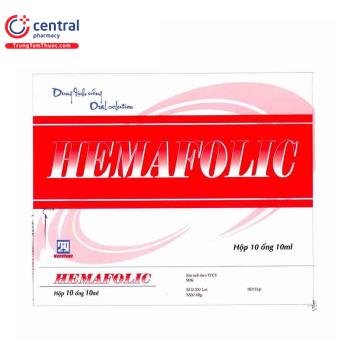 Thuốc Hemafolic bổ sung lượng sắt cần thiết cho cơ thể