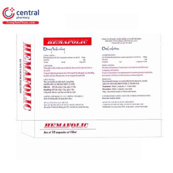Thuốc Hemafolic bổ sung lượng sắt cần thiết cho cơ thể