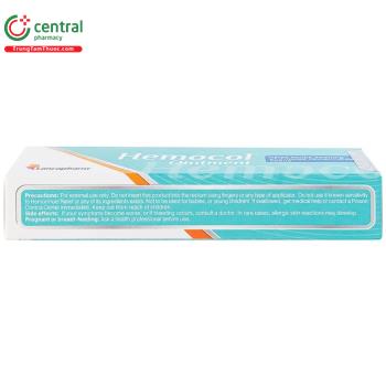 Kem bôi trĩ Hemocol Ointment Lancopharm giảm ngứa rát do bệnh trĩ