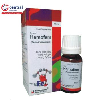 Thuốc Hemofem - ngăn ngừa thiếu máu thiếu sắt: cách dùng, giá bán