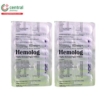 Thuốc Hemolog - Điều trị bệnh về rối loạn chuyển hóa protein ở bệnh ...