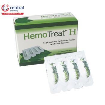 [CHÍNH HÃNG] HemoTreat H điều trị trĩ nội, nứt kẽ hậu môn