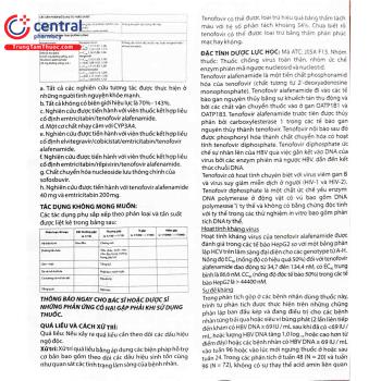 [CHÍNH HÃNG] Thuốc Hepa-Taf điều trị viêm gan B mạn tính