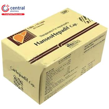 Thuốc HanseoHepadif Cap. : liều dùng, cách dùng, lưu ý