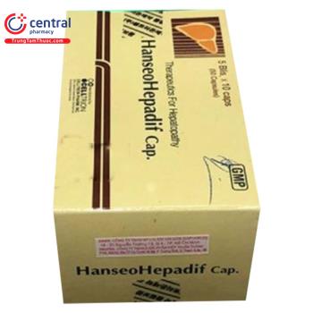 Thuốc HanseoHepadif Cap. : liều dùng, cách dùng, lưu ý