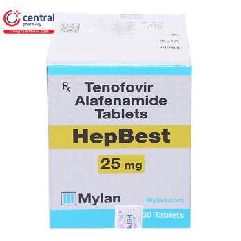 Thuốc HepBest 25mg: Cách dùng – liều dùng, lưu ý khi sử dụng