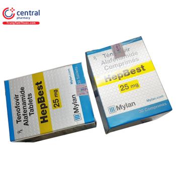 Thuốc HepBest 25mg: Cách dùng – liều dùng, lưu ý khi sử dụng