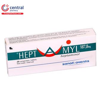 Thuốc Hept-A-Myl 187,8mg - thuốc trợ tim mạch, ổn định huyết áp