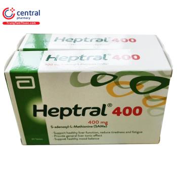 [CHÍNH HÃNG] Thuốc Heptral 400mg - Bảo vệ, tăng cường chức năng gan