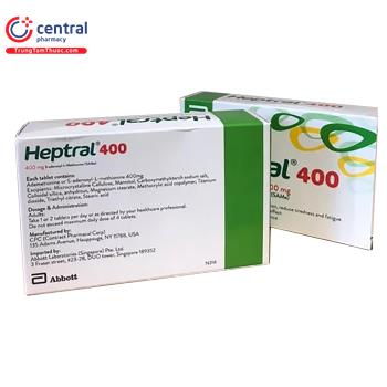 [CHÍNH HÃNG] Thuốc Heptral 400mg - Bảo vệ, tăng cường chức năng gan