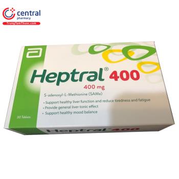 [CHÍNH HÃNG] Thuốc Heptral 400mg - Bảo vệ, tăng cường chức năng gan