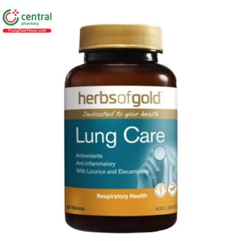 Thuốc Herbs Of Gold Lung Care tăng cường sức khỏe phổi, giảm ho