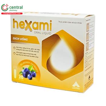 Thuốc Hexami Oral Liquid giảm khô mắt, mỏi mắt, tăng cường thị lực