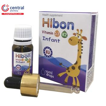 [CHÍNH HÃNG] Hibon Vitamin D3 K2 Infant giúp bé cao lớn