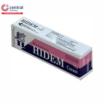 Thuốc trị viêm da Hidem Cream 15g: Chỉ định, Liều dùng và Cách dùng