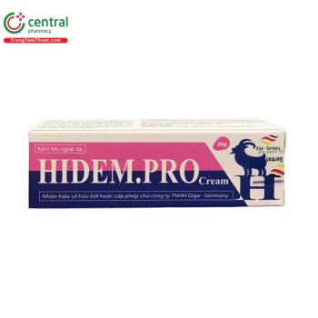 Kem bôi da Hidem.Pro Cream phục hồi da bị hăm đỏ, nấm ngứa, viêm da