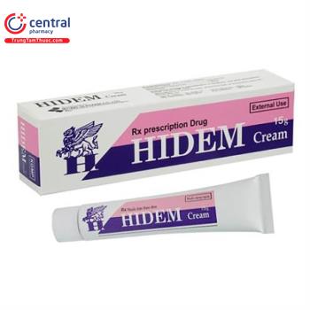Thuốc trị viêm da Hidem Cream 15g: Chỉ định, Liều dùng và Cách dùng