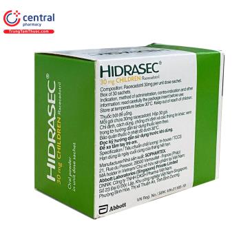 [CHÍNH HÃNG] Thuốc Hidrasec 30mg Children - Thuốc điều trị tiêu chảy cấp